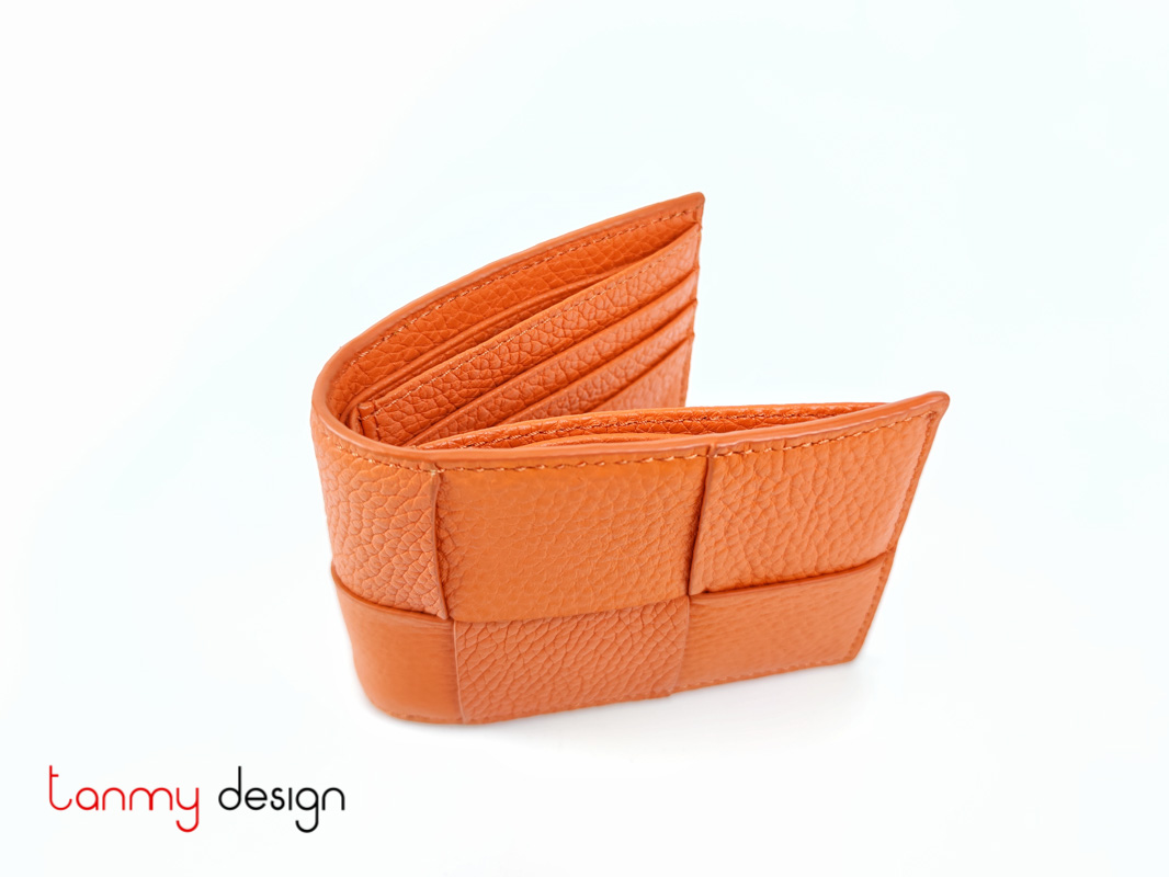 Orange basic art wallet
